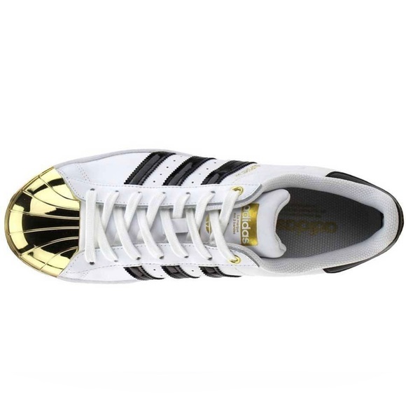 adidas | Shoes | Adidas Originals Superstar Gold Metal Toe Shell Toe ...
